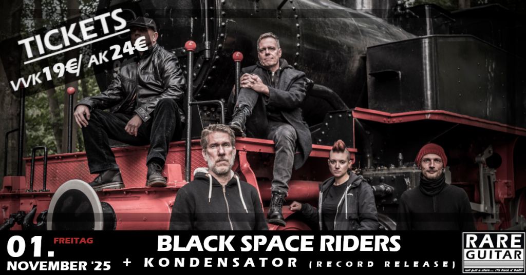 Black Space Riders + Kondensator (Album Release Show) – Rare Guitar